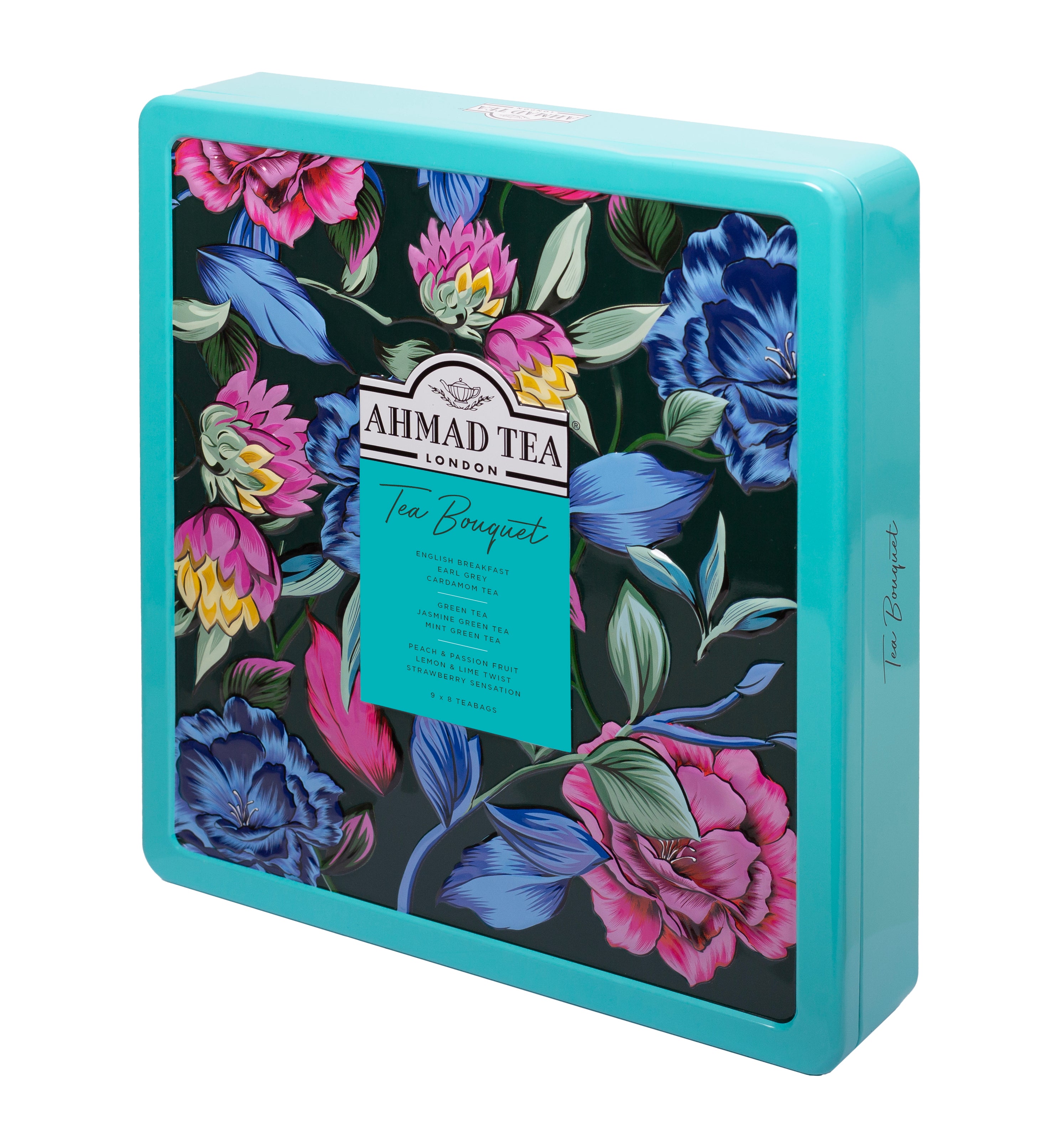 Tea Bouquet Collection Caddy – 72 Exquisite Teabags | Gifts | Ahmad Tea