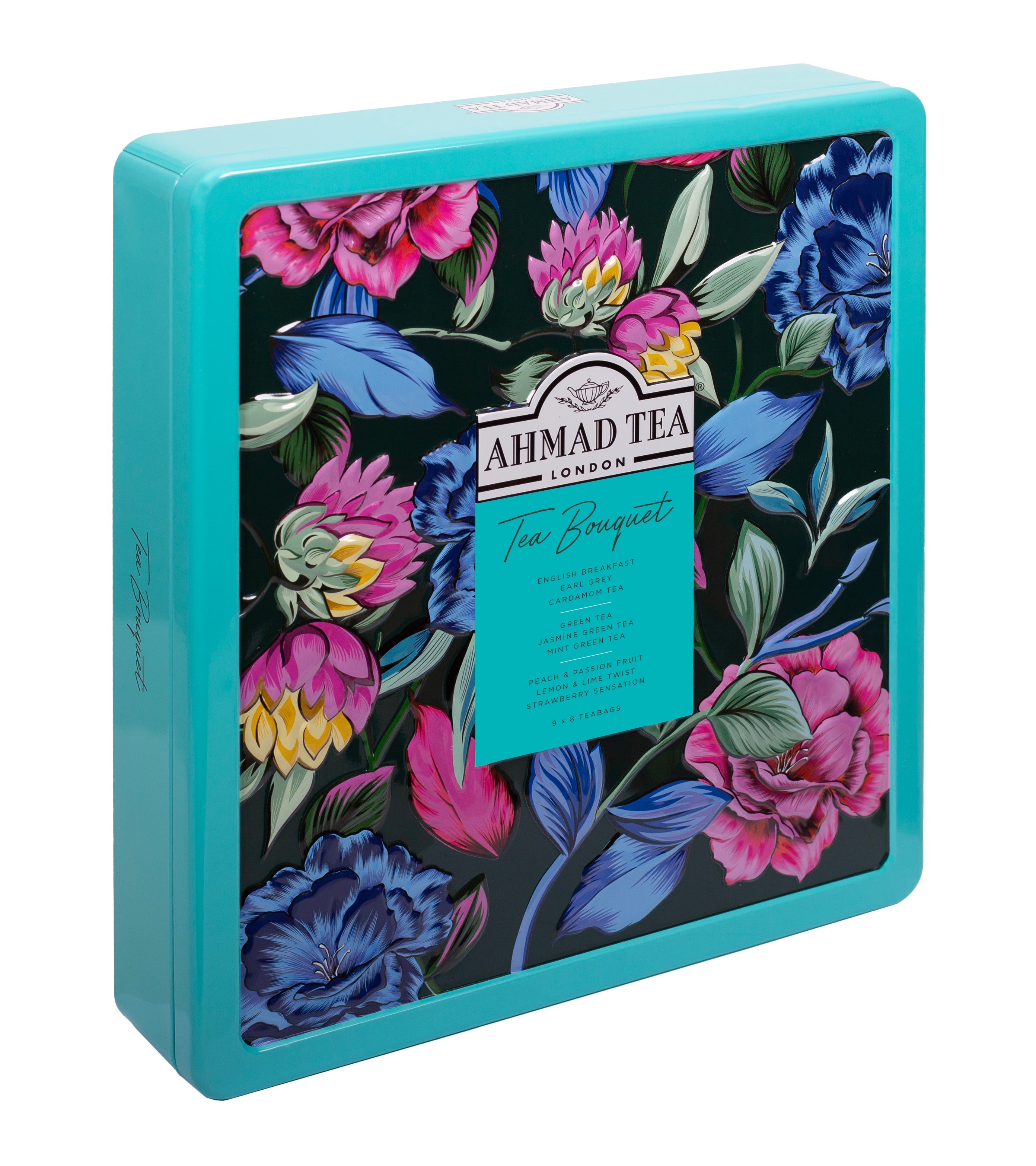 Tea Bouquet Collection Caddy – 72 Exquisite Teabags | Gifts | Ahmad Tea