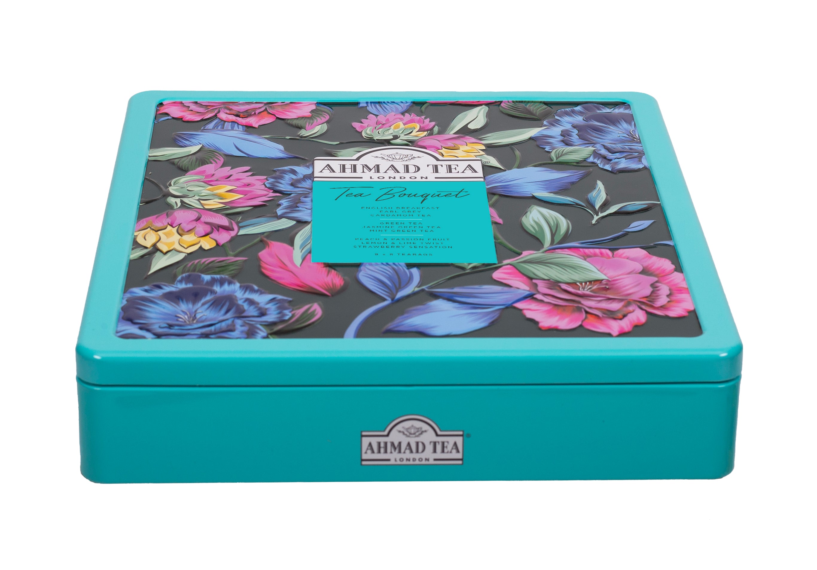 Tea Bouquet Collection Caddy – 72 Exquisite Teabags | Gifts | Ahmad Tea