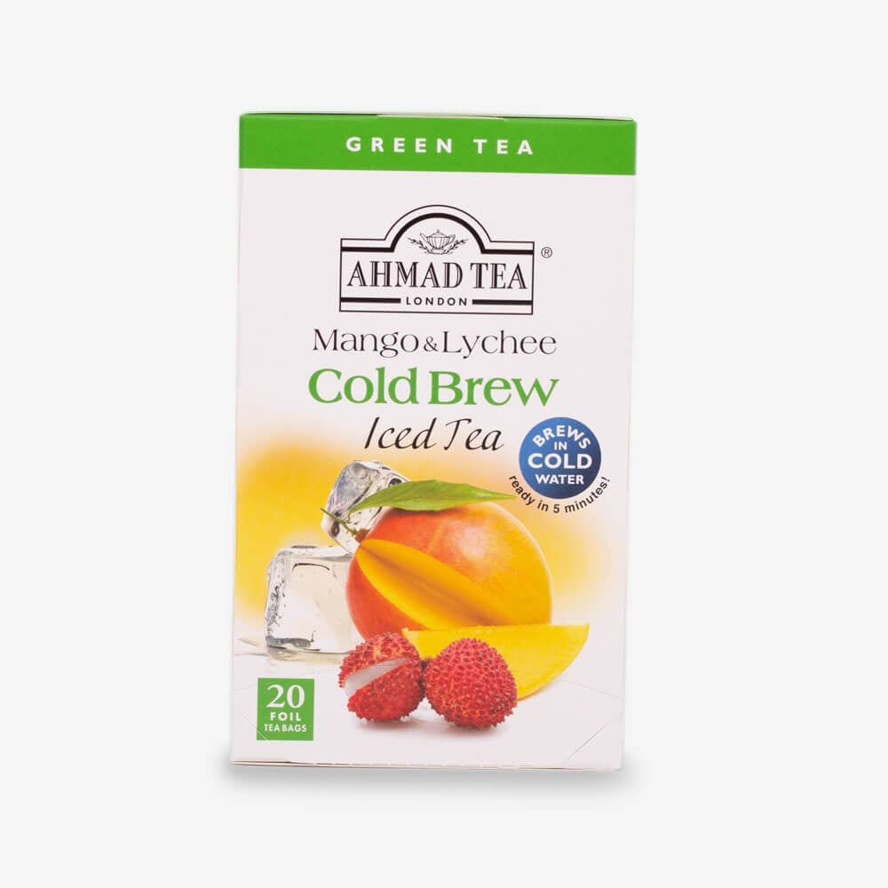 Mango & Lychee Green Tea – 6 Teabag Packs | Cold Brew Iced Teas ...