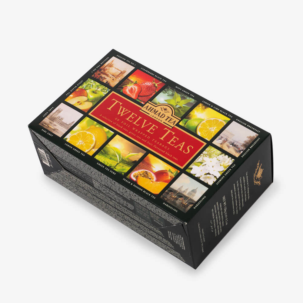 Twelve Teas Collection – 60 Teabags | Tea Selections | AhmadTea.com ...