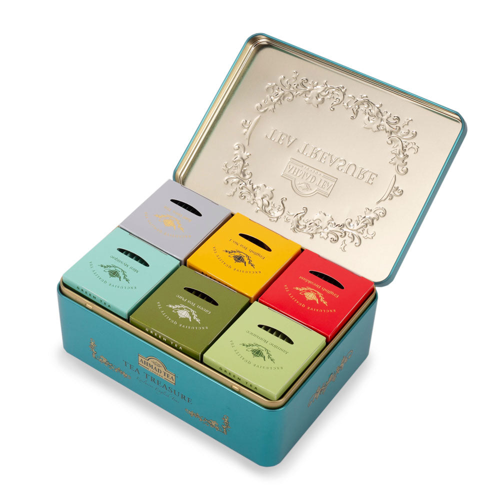 Tea Treasure Caddy – 60 Teabags | Tea Selections | AhmadTea.com – Ahmad tea